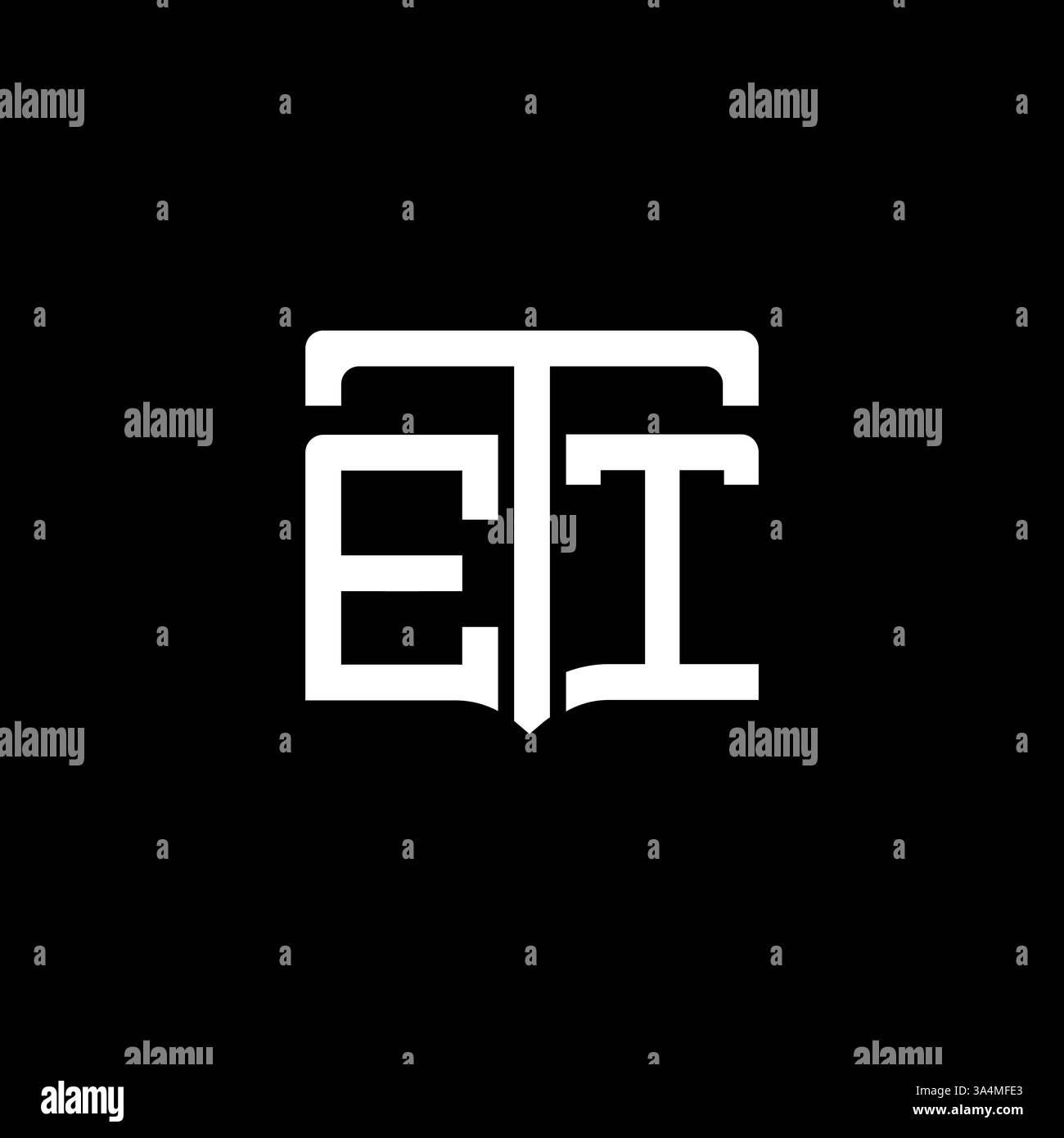 Ett minimalist logo Stock Vector Images - Alamy