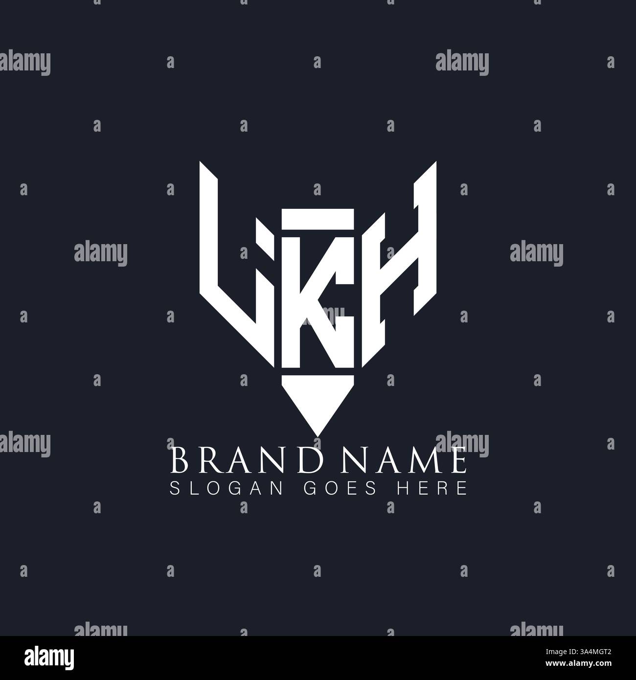 Lkh monogram hi-res stock photography and images - Alamy