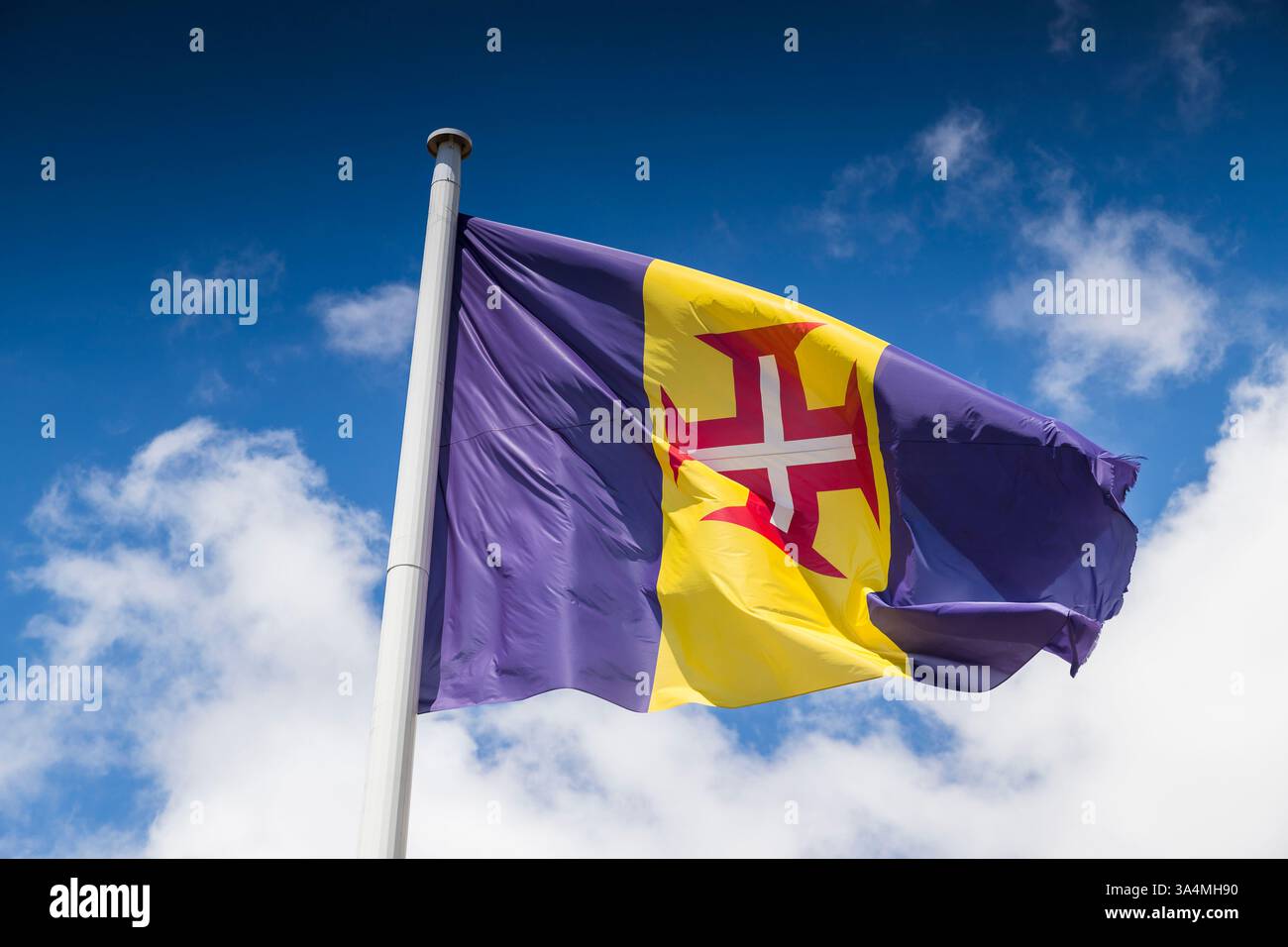 Madeira island flag hi-res stock photography and images - Alamy