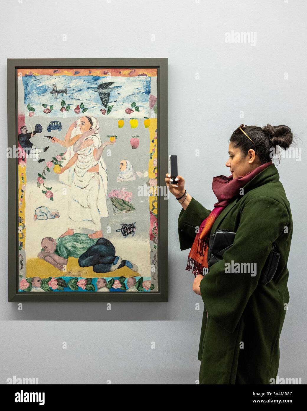 London, UK. 19 March 2025. ‘Devi Pistol Wali, 1990, at a preview of ...