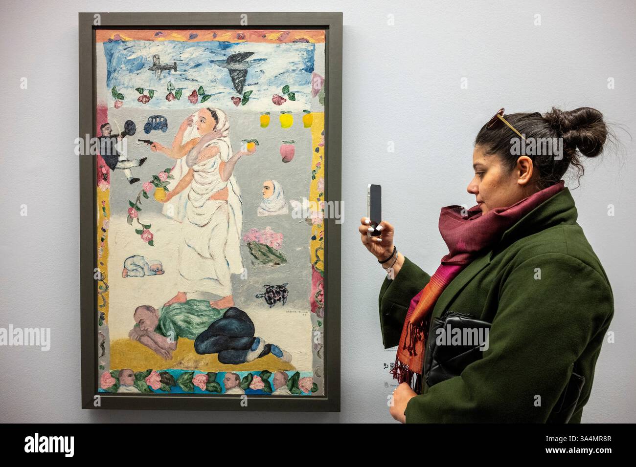 London, UK. 19 March 2025. ‘Devi Pistol Wali, 1990, at a preview of ...