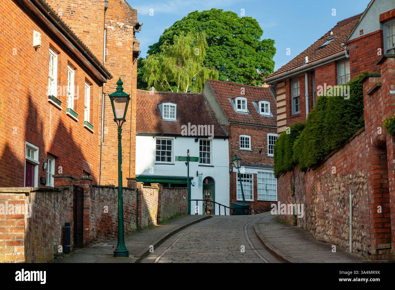 Spring morning on Danesgate Stock Photo - Alamy