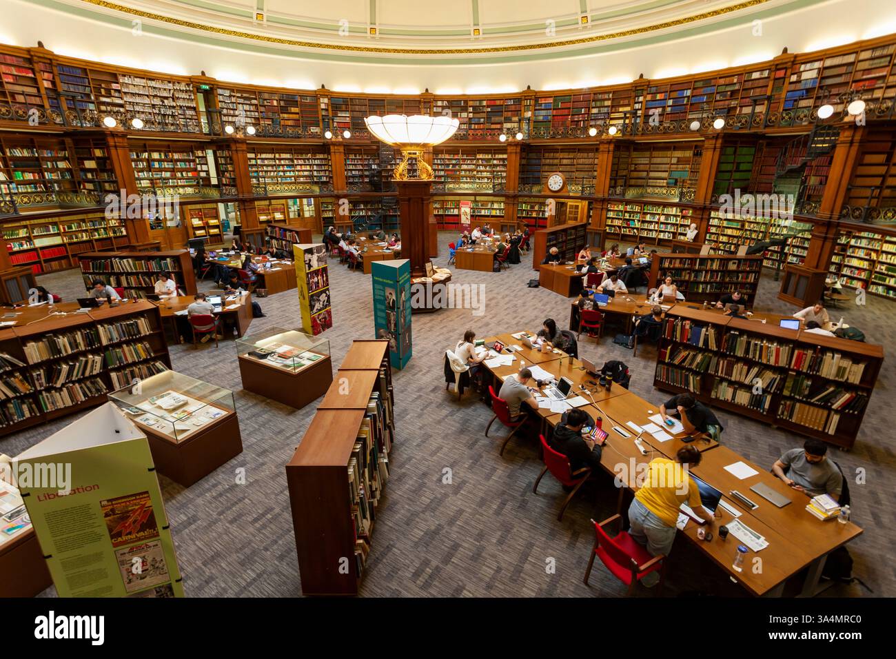 Picton reading room in Liverpool Central Library Stock Photo - Alamy