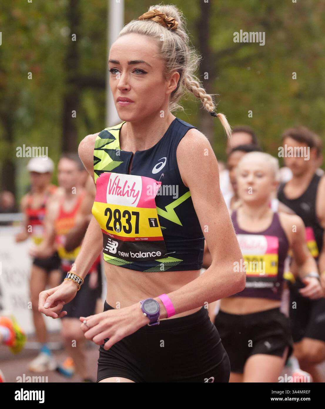 File photo dated 22-09-2024 of Eilish McColgan who says she is “numb ...