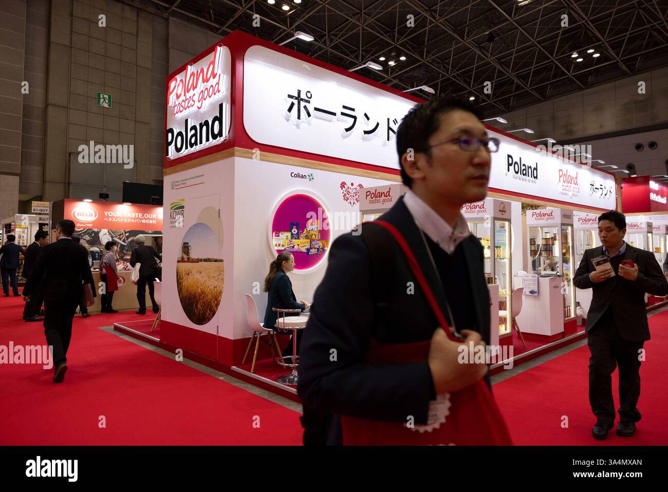 Poland's exhibition pavilion at FoodEx Japan 2025 in Tokyo Big Sight ...