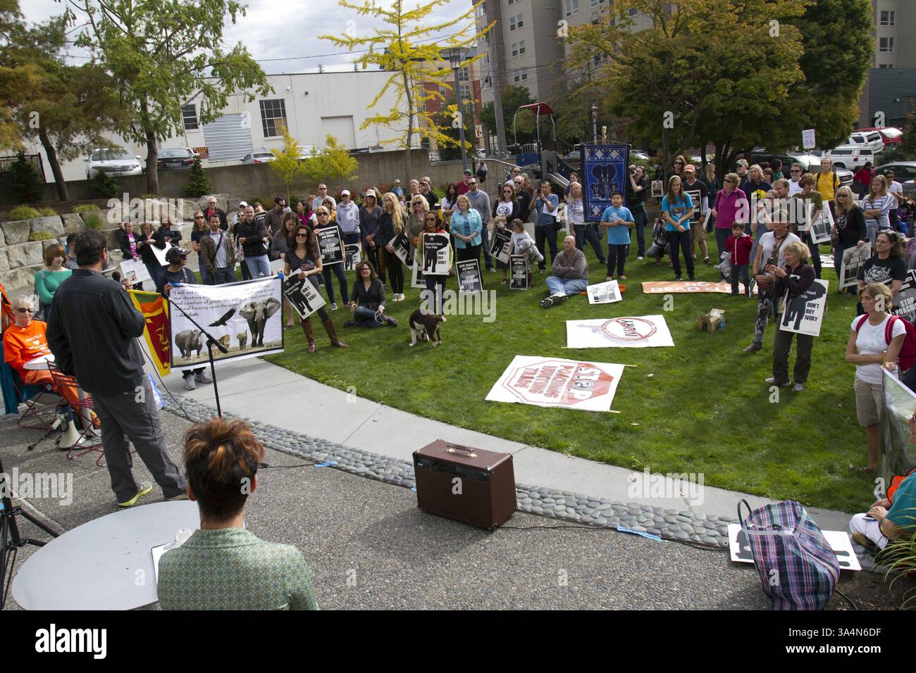 Oct. 4, 2014 - Seattle, WA, USA - SAM WASSER, Director of the Center ...