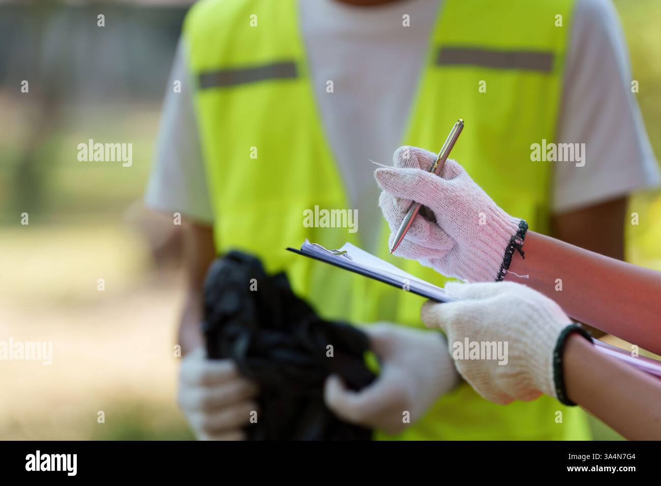 Focused cleanup effort. Engaged volunteers documenting their ...