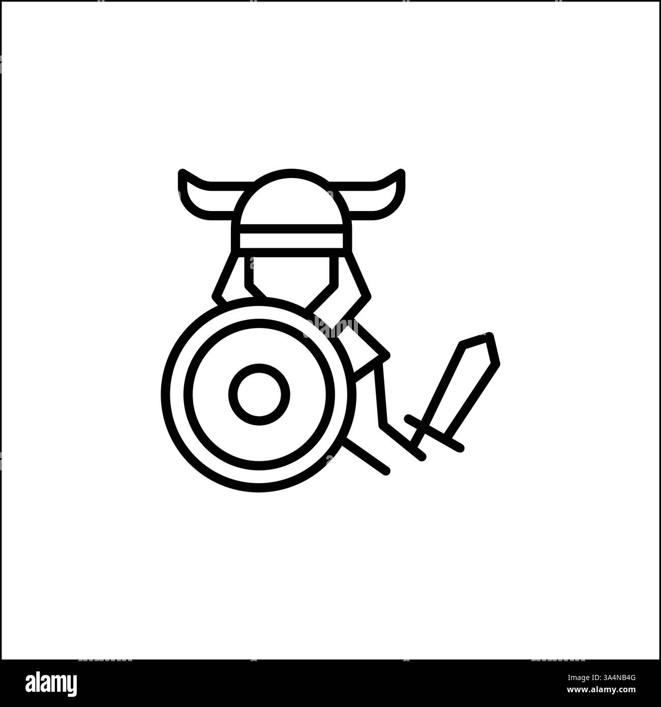 Ancient warrior helmet horns hi-res stock photography and images - Alamy