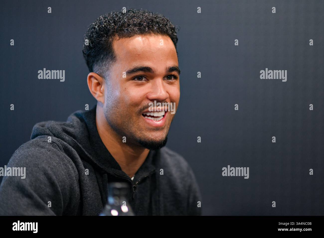 Bournemouth, UK. 20th Feb, 2025. BOURNEMOUTH, ENGLAND - FEBRUARY 20: Justin Kluivert of AFC ...