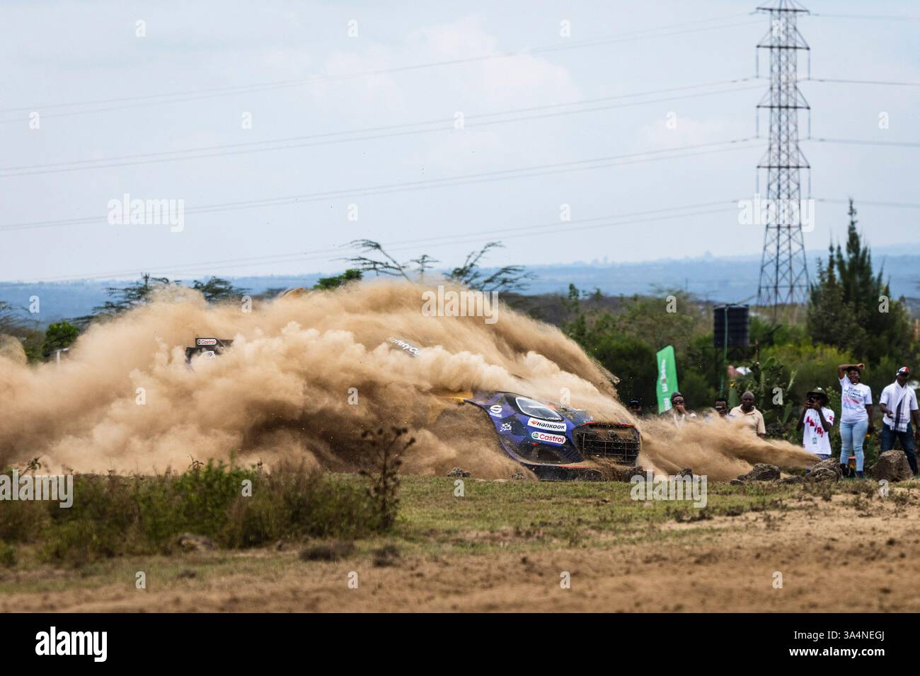 55 Joshua MCERLEAN, Eoin TREACY, Ford Puma Rally1, action during the ...
