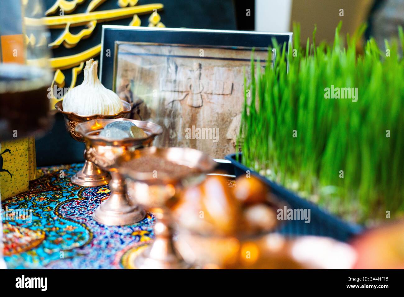 Iranian new year carpet hi-res stock photography and images - Alamy