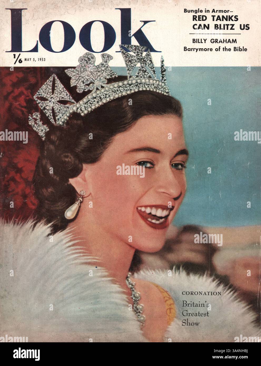 1953 look magazine cover queen elizabeth ii hi-res stock photography and images - Alamy