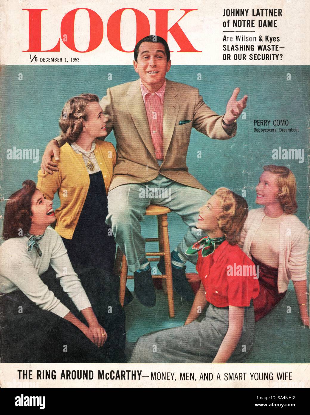 1953 US Magazine cover singer Perry Como Stock Photo - Alamy