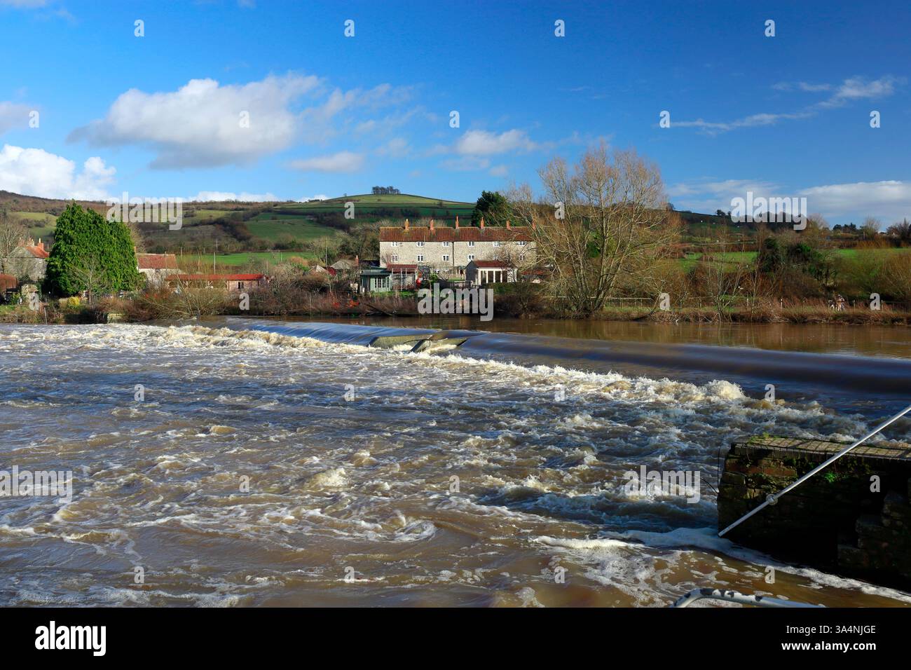 Kelston from Saltford near Bath, Somerset Stock Photo - Alamy