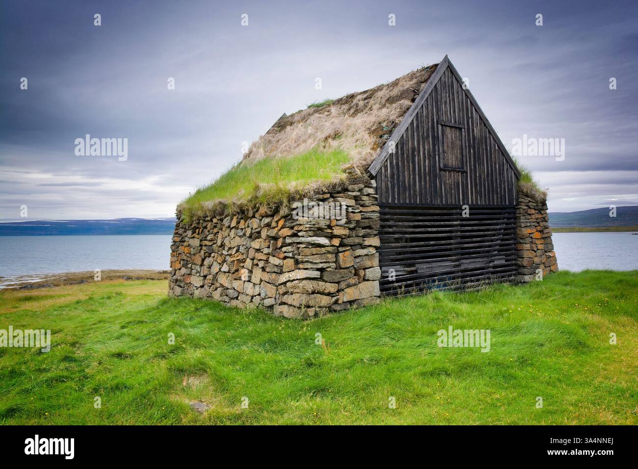 Fiskihjallar in Vatnsfjörður – traditional fish drying house on the ...