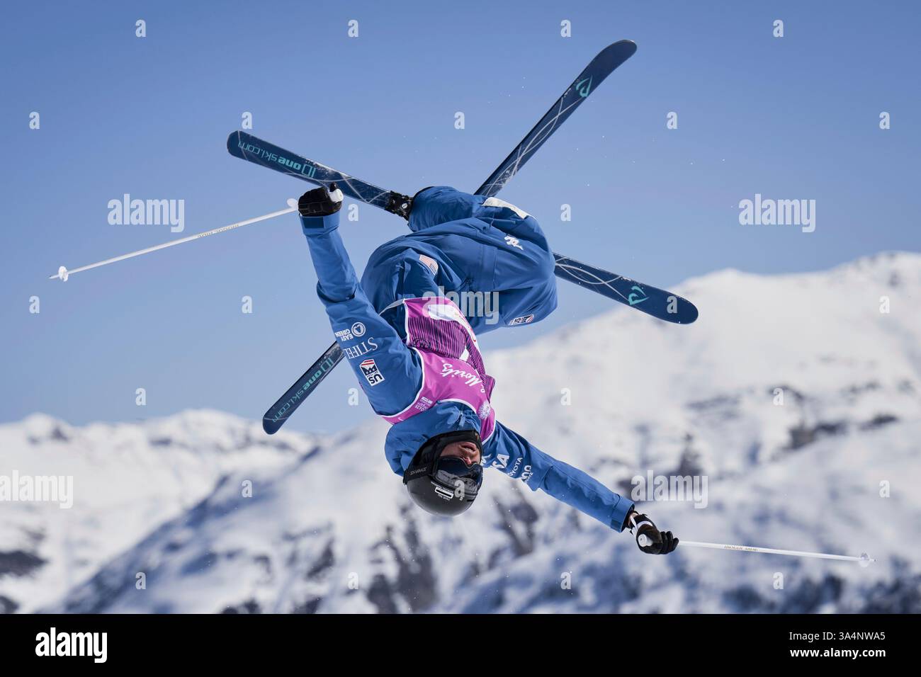United States' Dylan Walczyk competes in the men's moguls at the ...