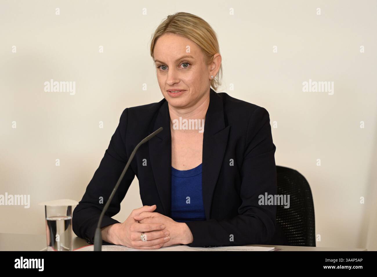 Vienna, Austria. March 19, 2025. Press foyer after the Council of ...