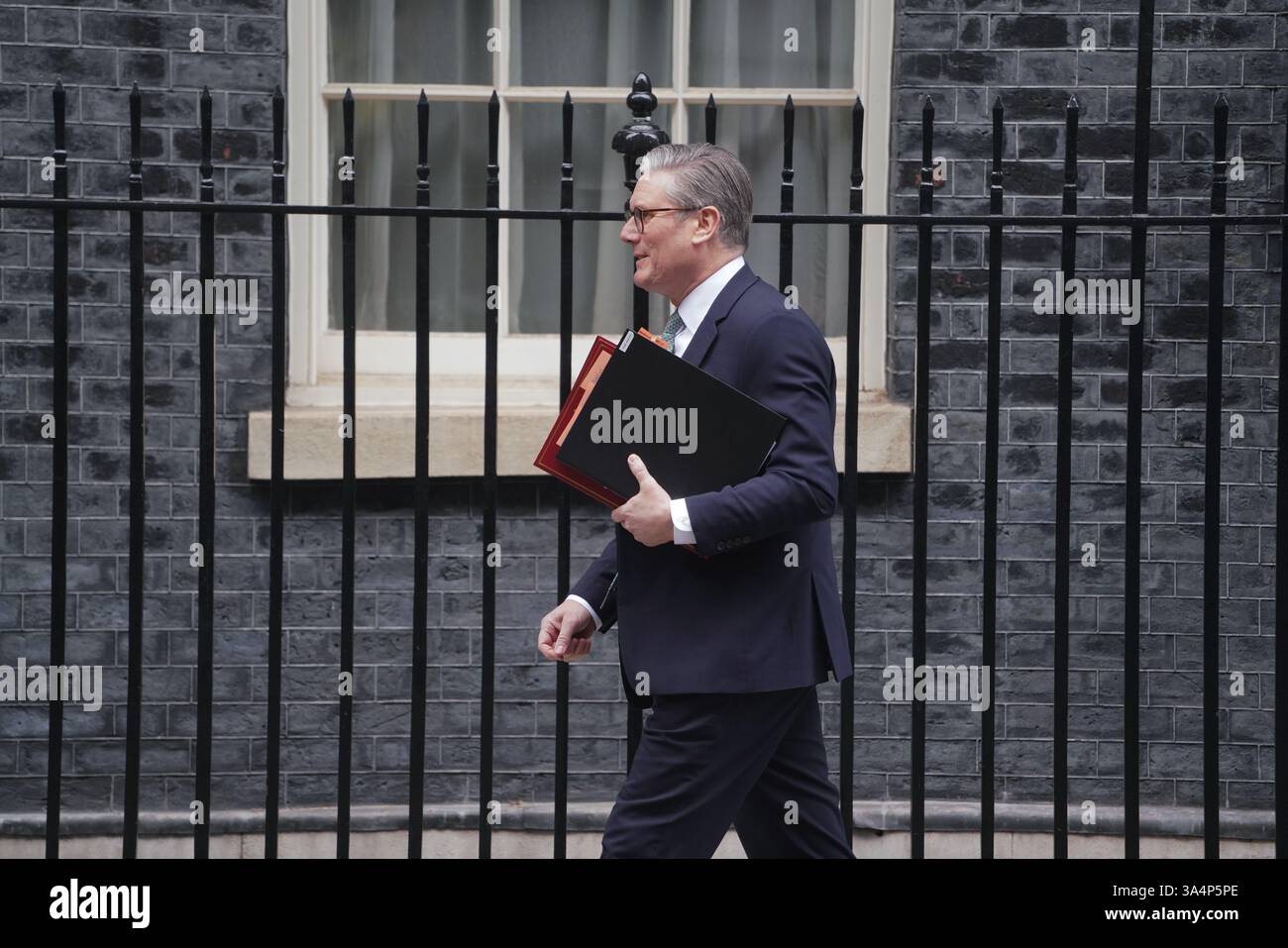 London, UK 19 March 2025. Prime Minister Keir Starmer leave 10 Downing ...