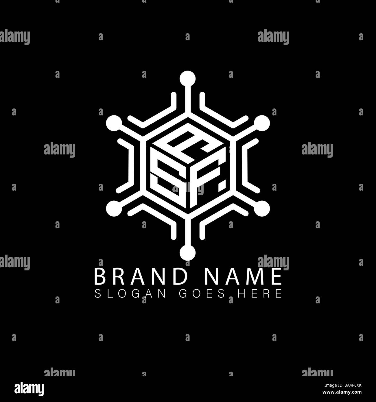 Asf monogram Stock Vector Images - Alamy