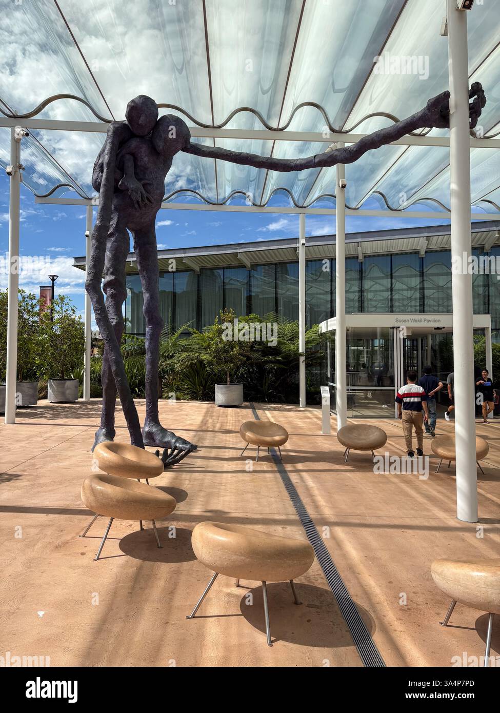 Alien Child is a bronze statue in Sydney, Australia. The statue shows a ...
