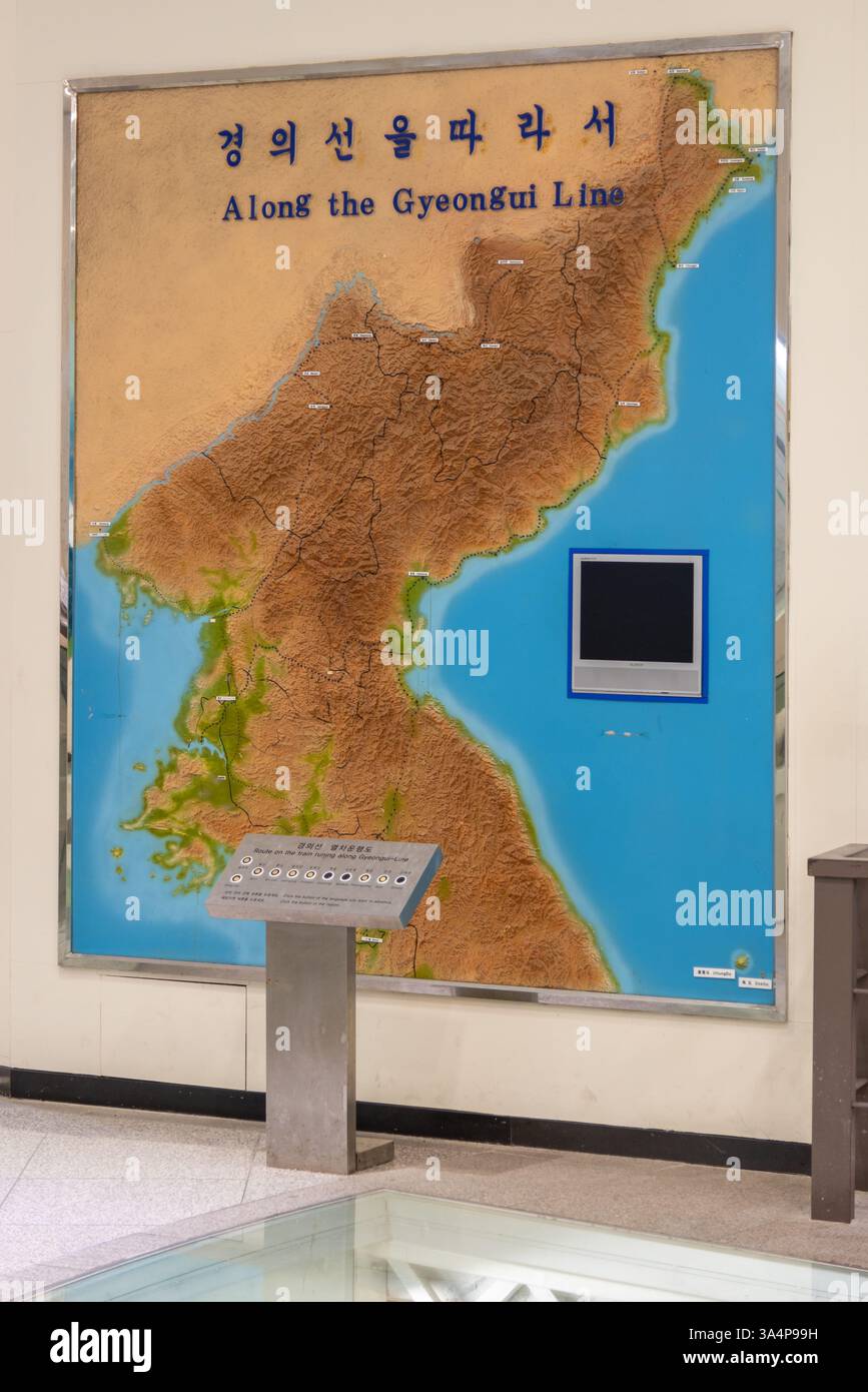 DMZ museum near Third Infiltration Tunnel in Korean Demilitarized Zone ...