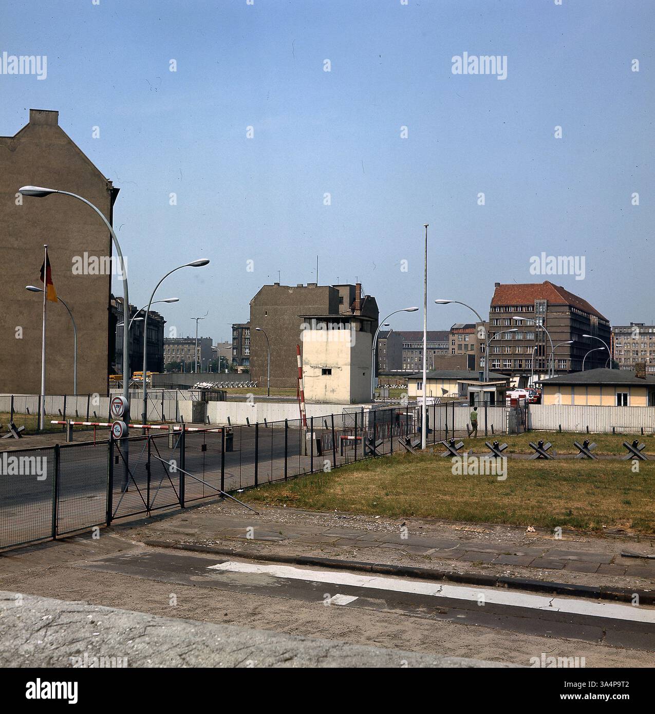 Location: Germany ; Berlin ; the historical site of Check Point Charlie ...