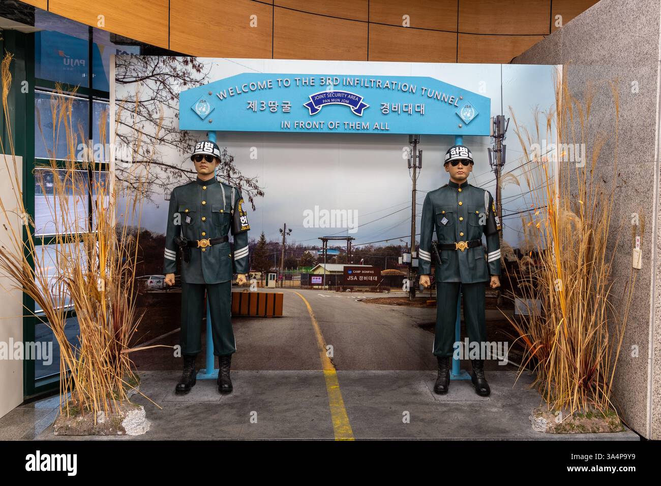 DMZ museum near Third Infiltration Tunnel in Korean Demilitarized Zone ...