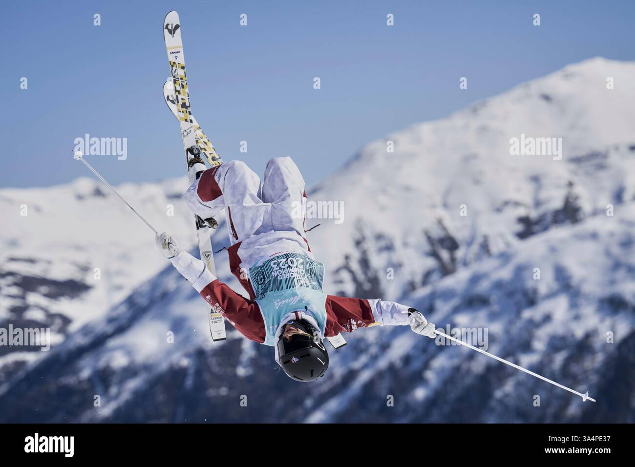 France's Perrine Laffont competes in the women's moguls at the ...