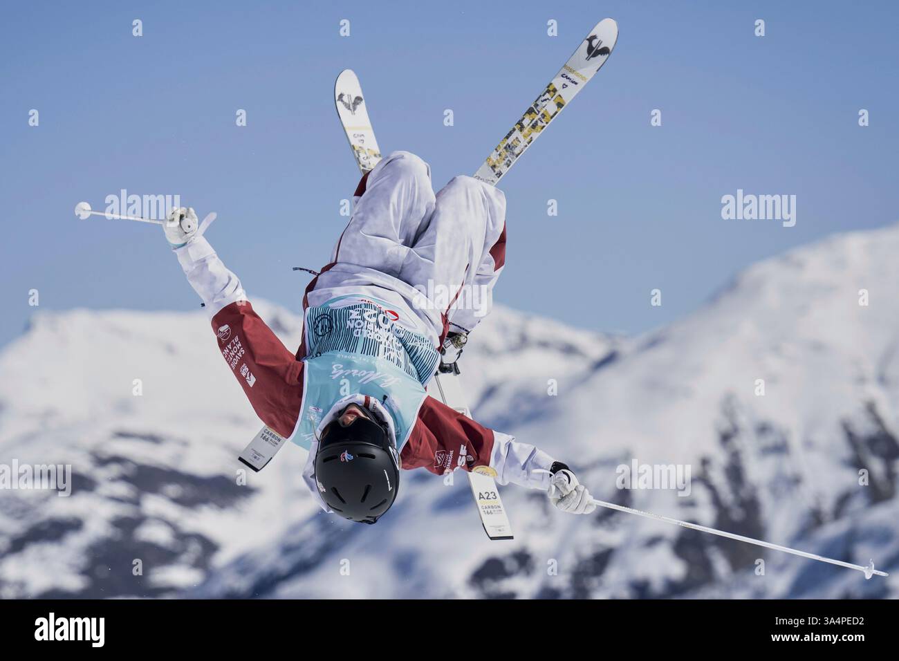 France's Perrine Laffont competes in the women's moguls at the ...