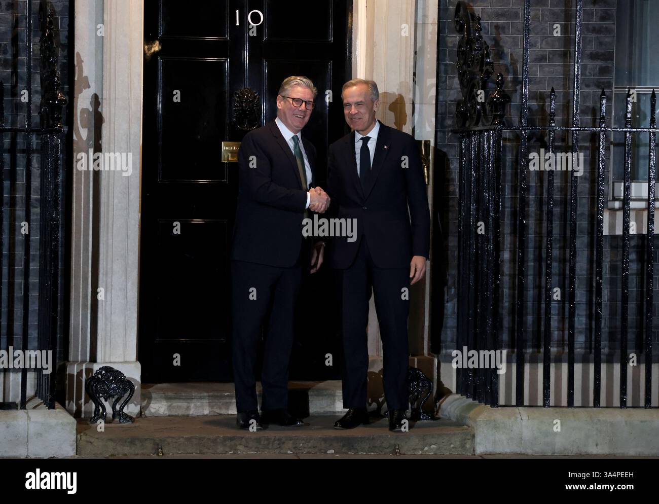 Prime Minister Sir Keir Starmer welcomes Canadian Prime Minister Mark ...