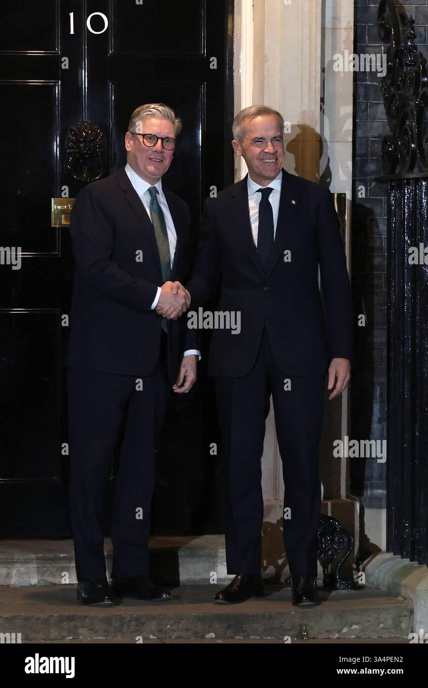 Prime Minister Sir Keir Starmer welcomes Canadian Prime Minister Mark ...