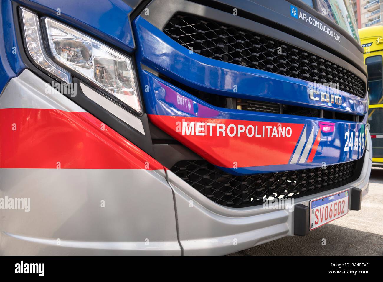 Frontal view of a Caio Apache Vip V Volksbus 17.260S Euro VI 2024 bus ...