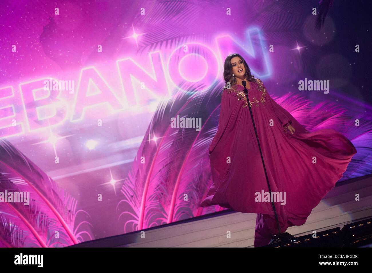 Jan 21, 2015 - Doral-Miami, Florida, U.S. - SALY GREIGE, Miss Lebanon ...