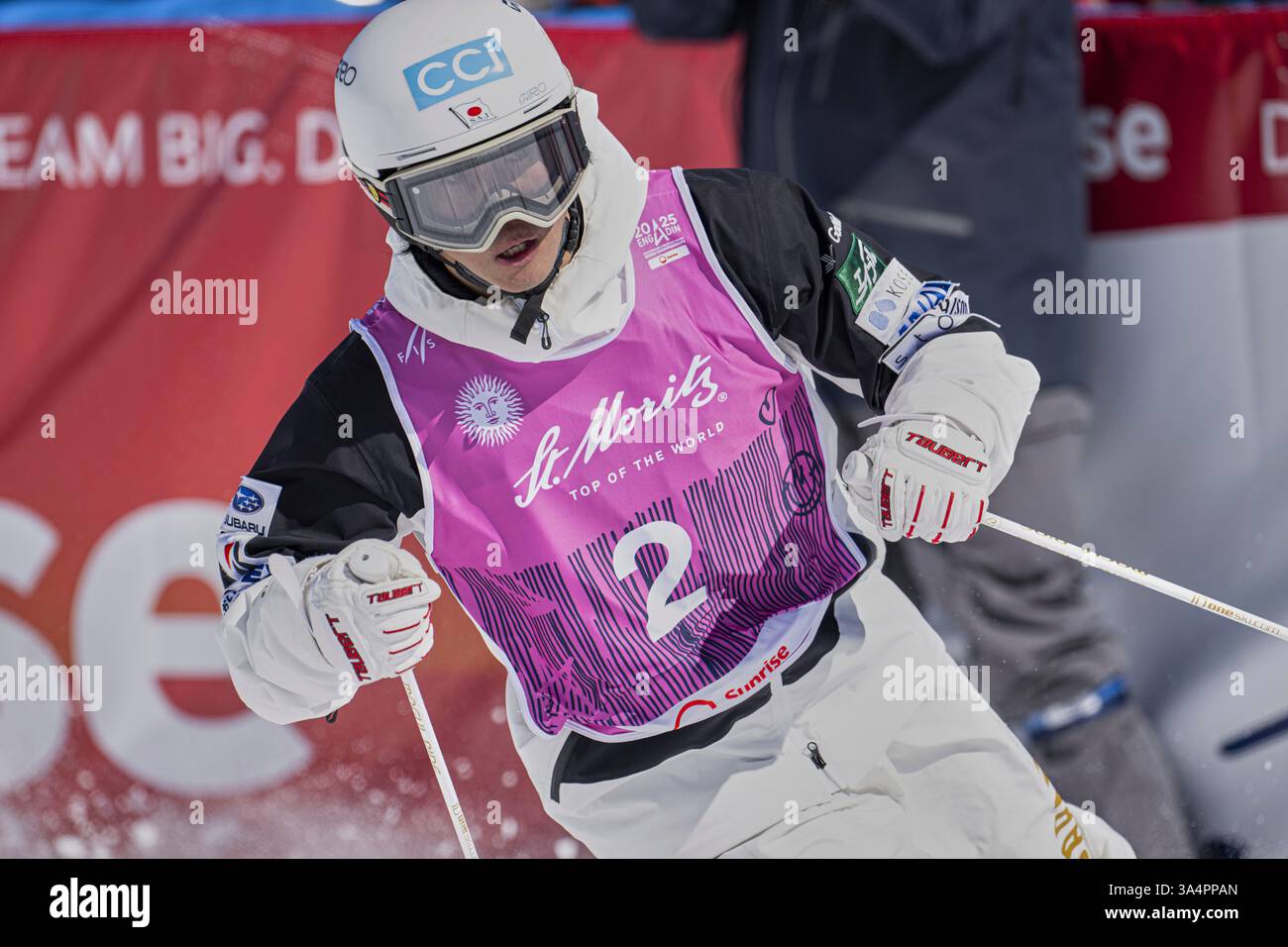Japan's Ikuma Horishima arrives at the finish area to win the gold ...