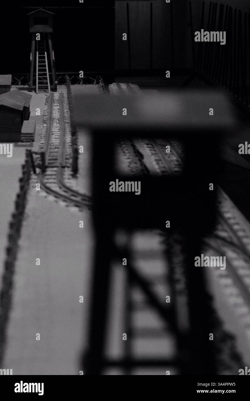 Jan. 26, 2015 - Israel - A model of the Treblinka death camp, created ...