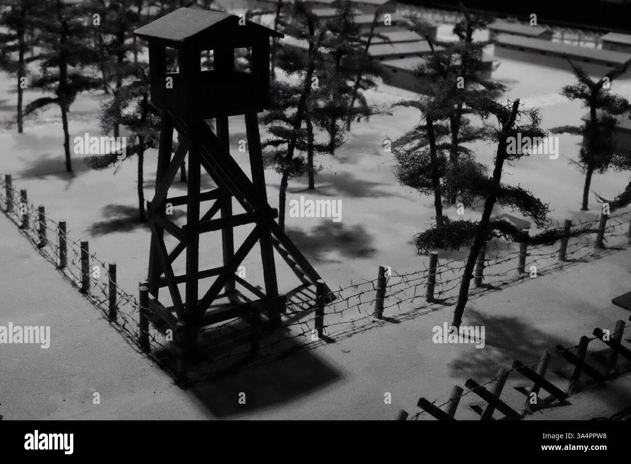 Jan. 26, 2015 - Israel - A model of the Treblinka death camp, created ...