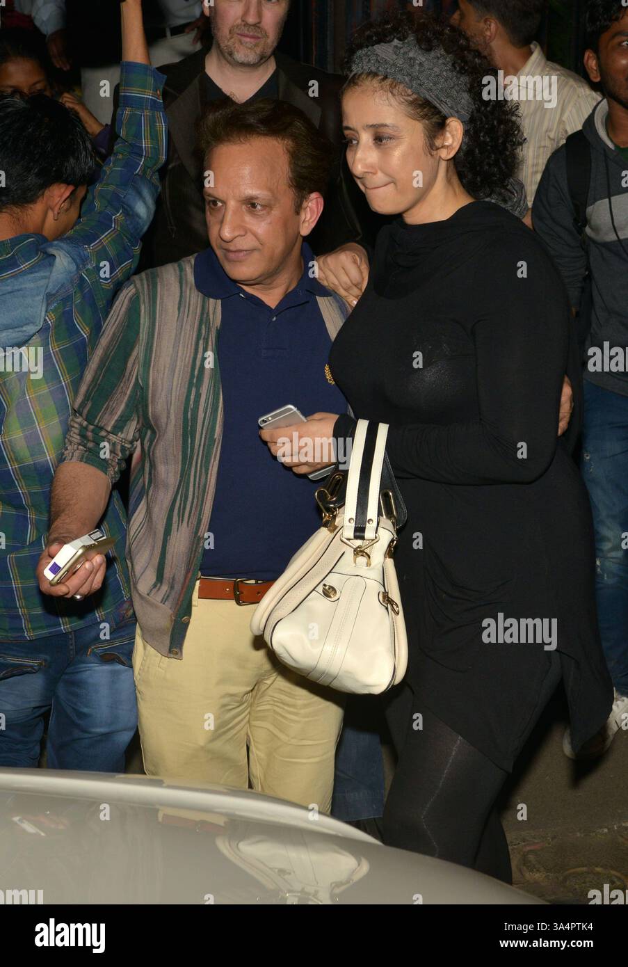 MUMBAI, INDIA â€“ JANUARY 27: Manisha Koirala at Sanjay Leela Bhansaliâ€™s Padma Shri honour ...