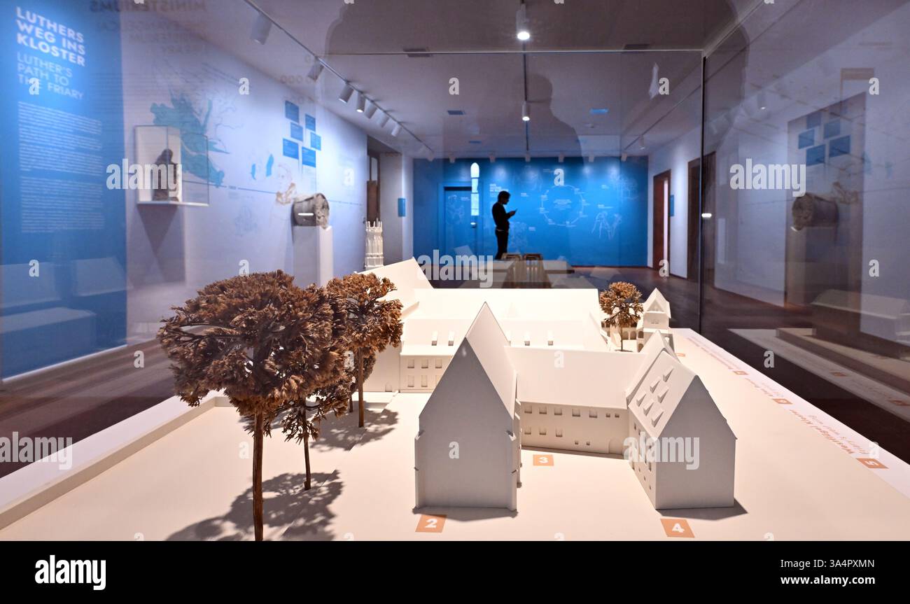 Erfurt, Germany. 19th Mar, 2025. The new permanent exhibition ...
