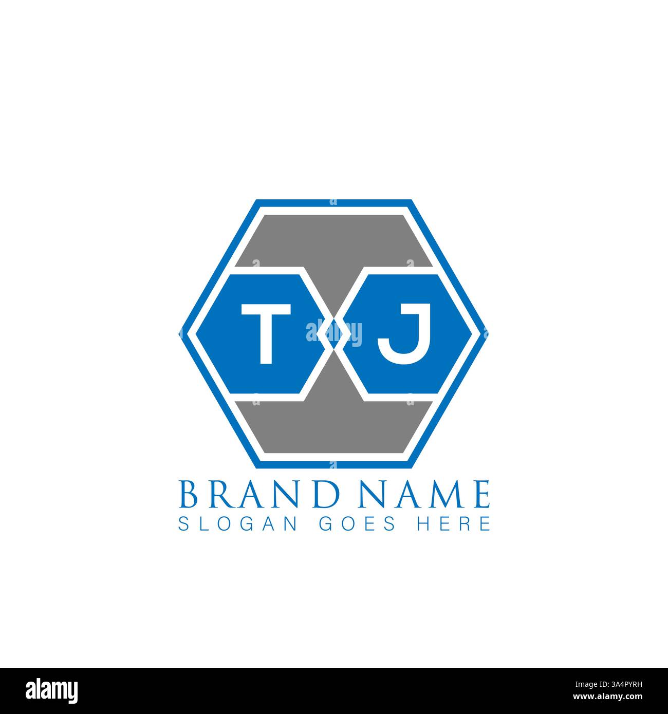 TJ Unique modern flat abstract geometric initials vector letter logo design. TJ monogram logo ...
