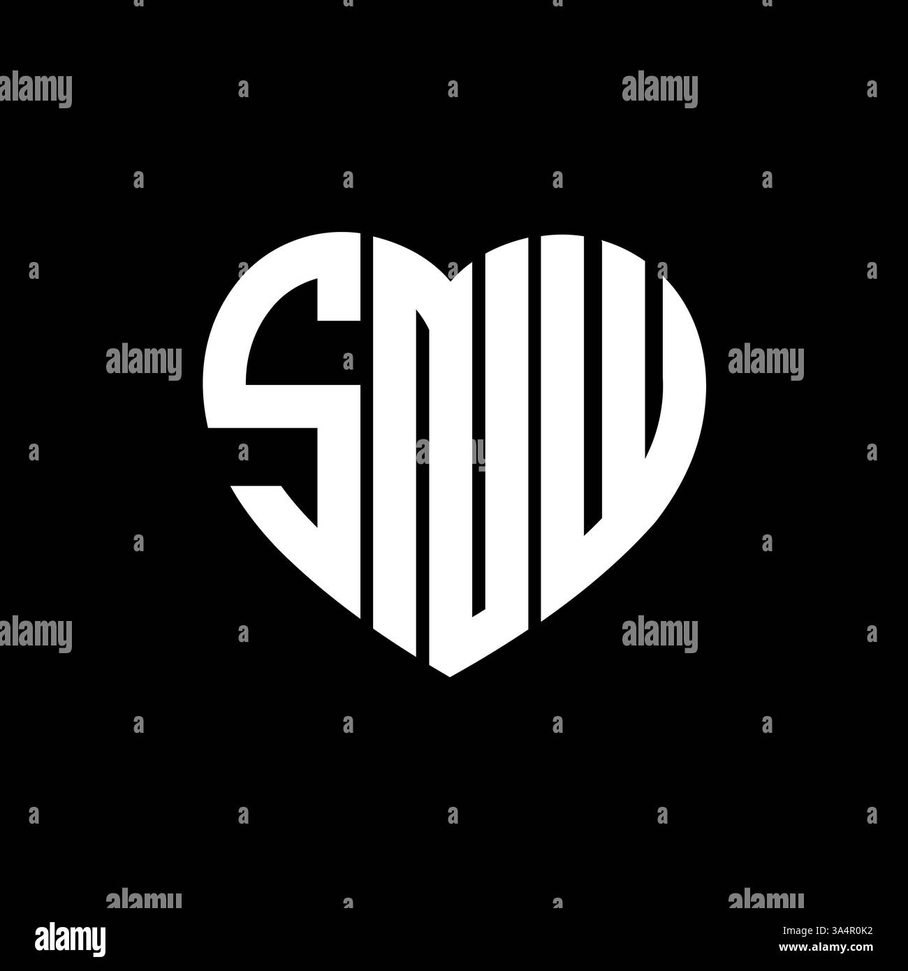 Snw font Stock Vector Images - Alamy