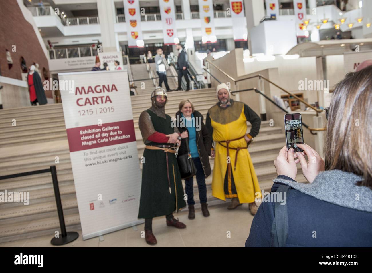 Feb. 3, 2015 - UK, UK - British Library Magna Carta unification ...
