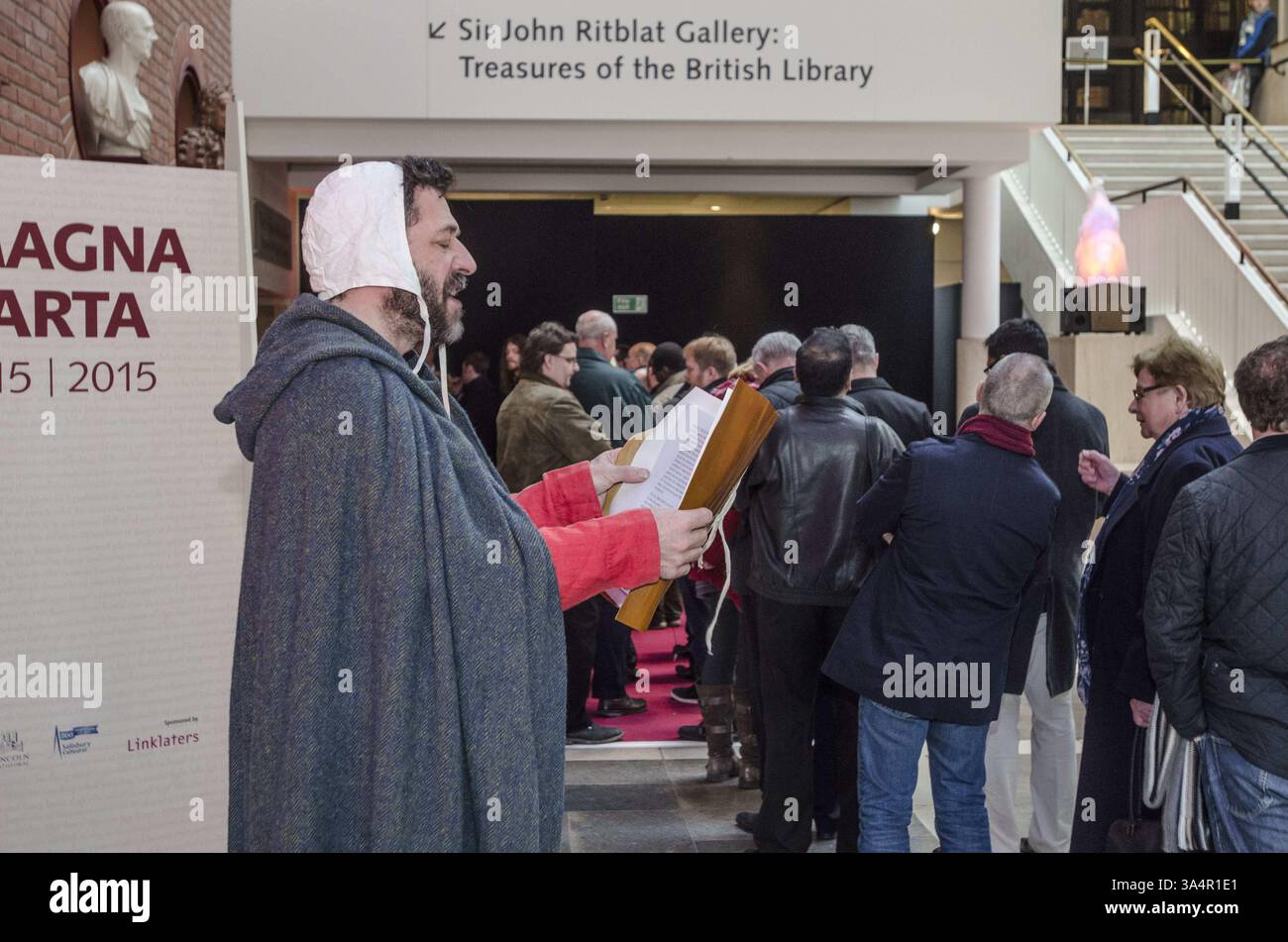 Feb. 3, 2015 - UK, UK - British Library Magna Carta unification ...
