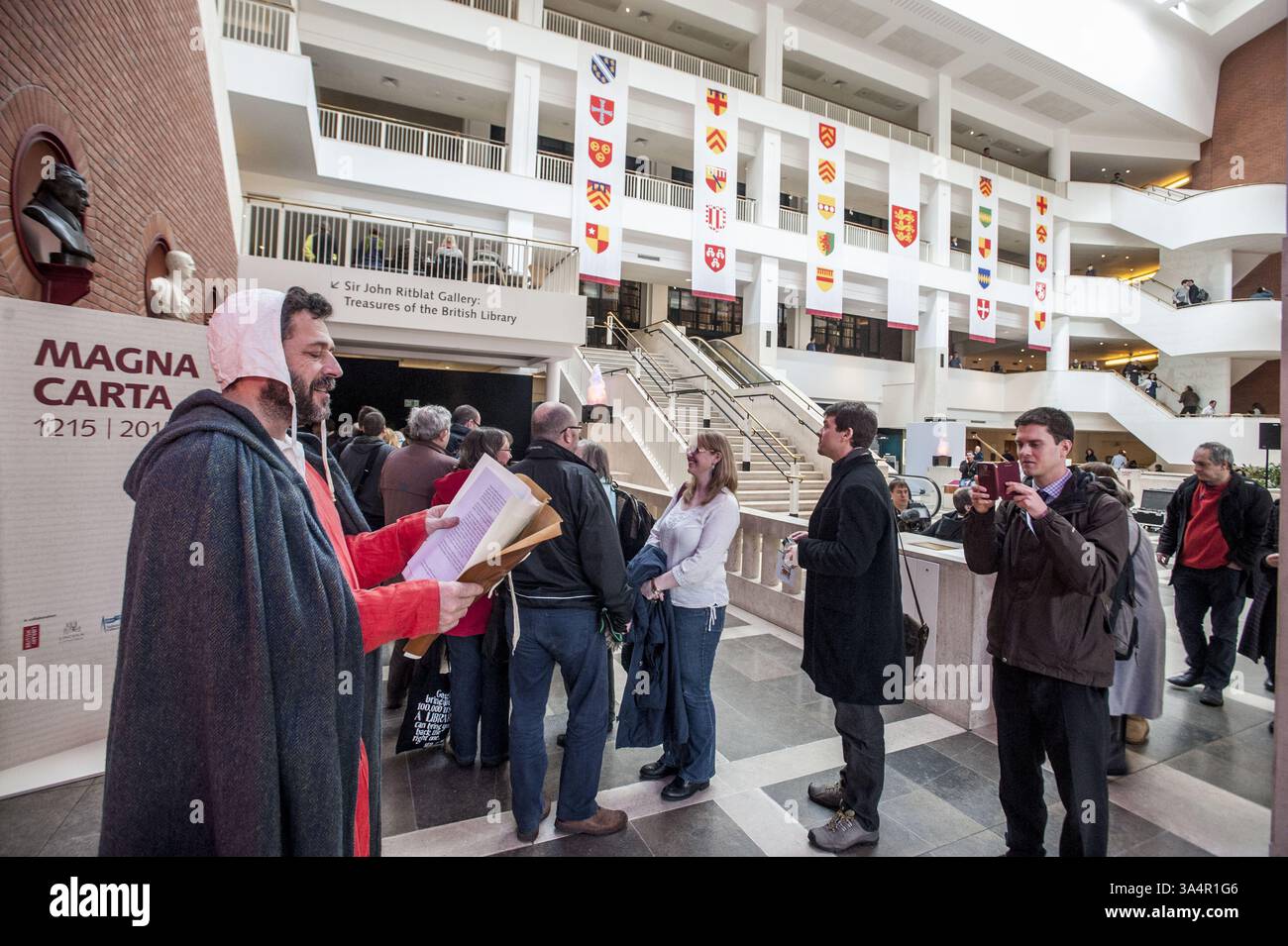 Feb. 3, 2015 - UK, UK - British Library Magna Carta unification ...