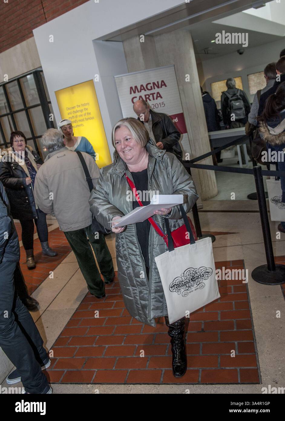 Feb. 3, 2015 - UK, UK - British Library Magna Carta unification ...