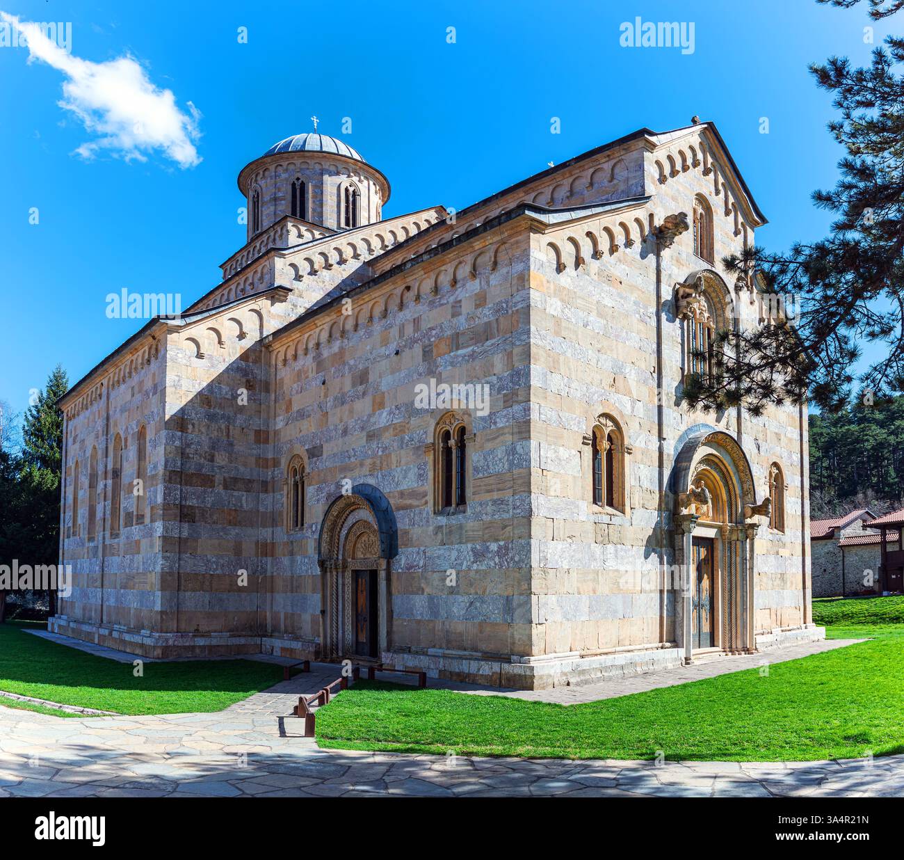 The Visoki Dečani Monastery is a medieval Serbian Orthodox Christian ...