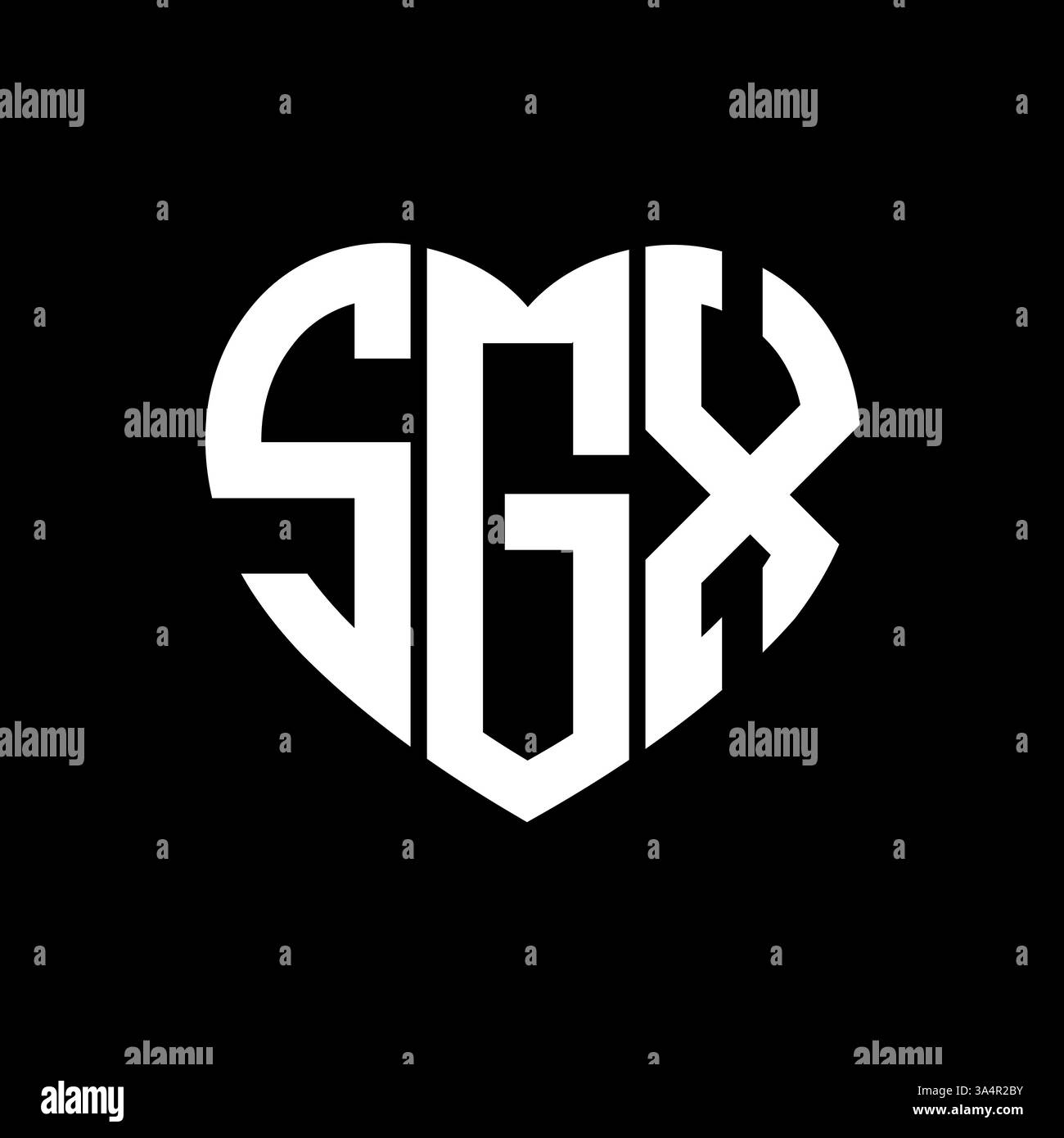 Sgx font Stock Vector Images - Alamy