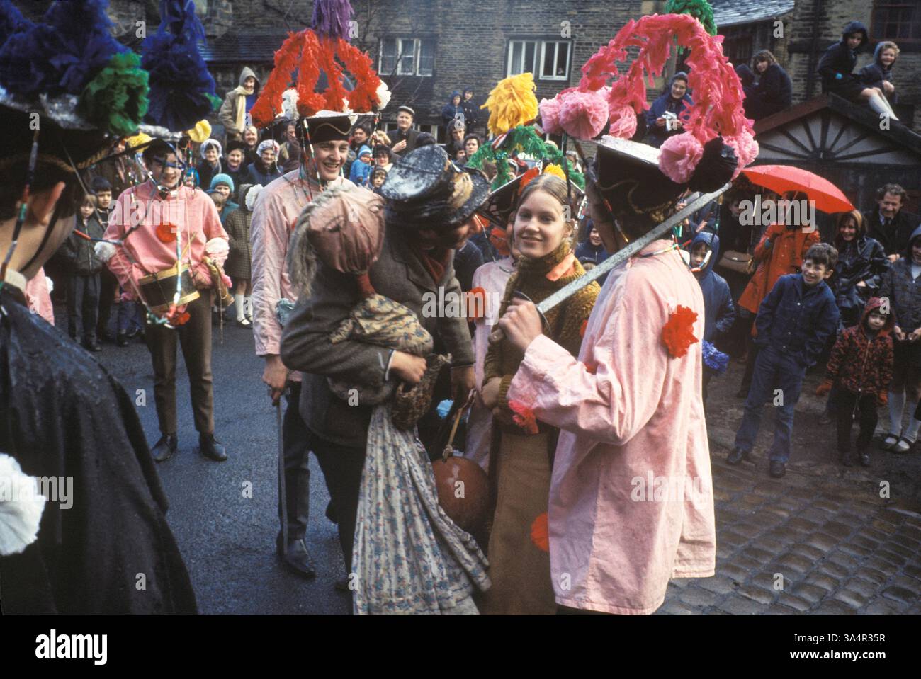 Midgley Pace Egg Play. Boys of Calder Valley High School annually ...