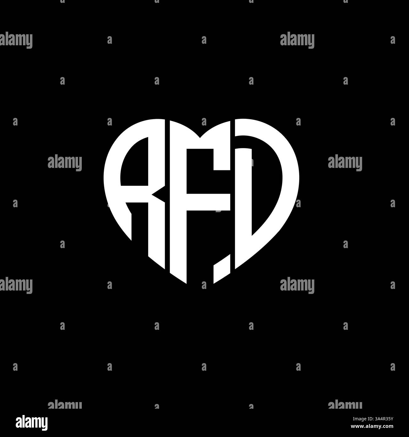 Rfd alphabet Stock Vector Images - Alamy