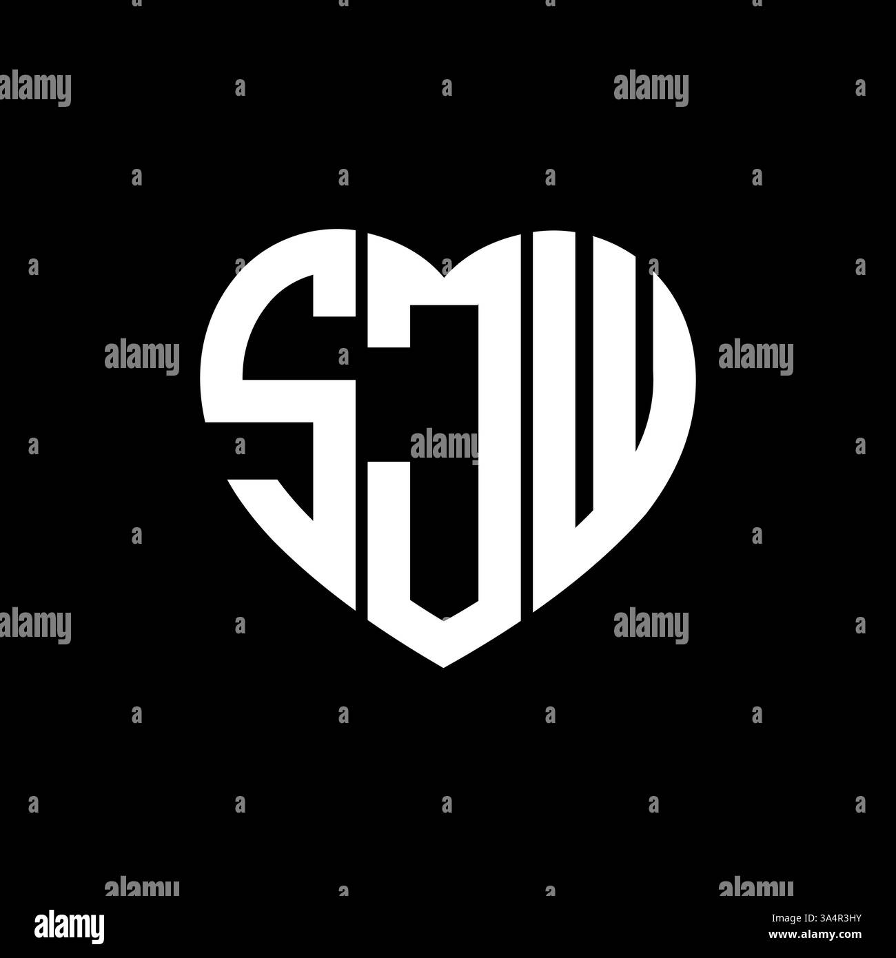 Sjw business logo hi-res stock photography and images - Alamy