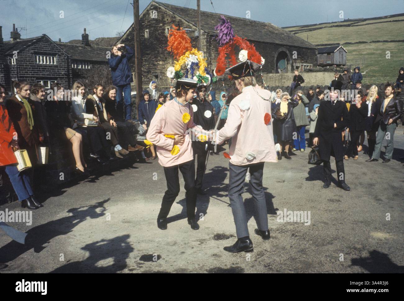 Midgley Pace Egg Play. Boys of Calder Valley High School annually ...